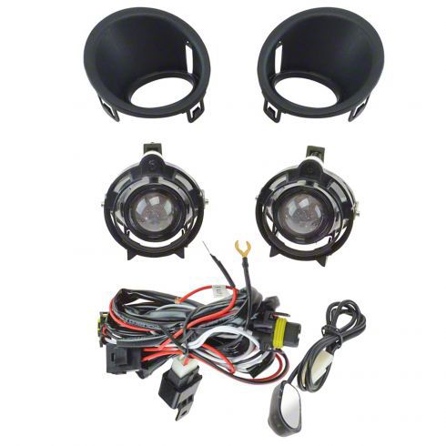 Camaro Fog Light Kit; Clear (14-15 Camaro LS, LT) - Free Shipping
