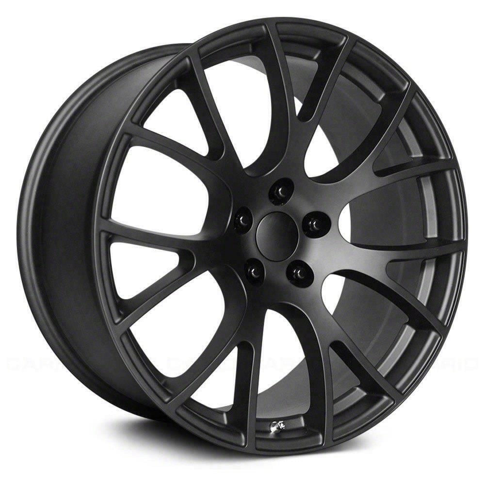 Charger PR161 Matte Black Wheel; 22x9.5 (11-23 RWD Charger) - Free Shipping