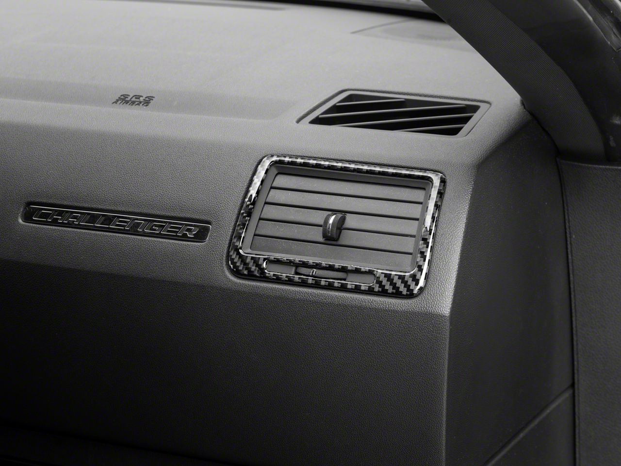 SpeedForm Challenger Passenger Side Vent Trim; Carbon Fiber CH16606 (08 ...