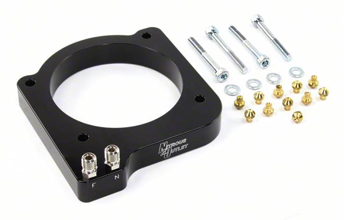 Nitrous Outlet Challenger 95mm Throttle Body Nitrous Plate Conversion ...