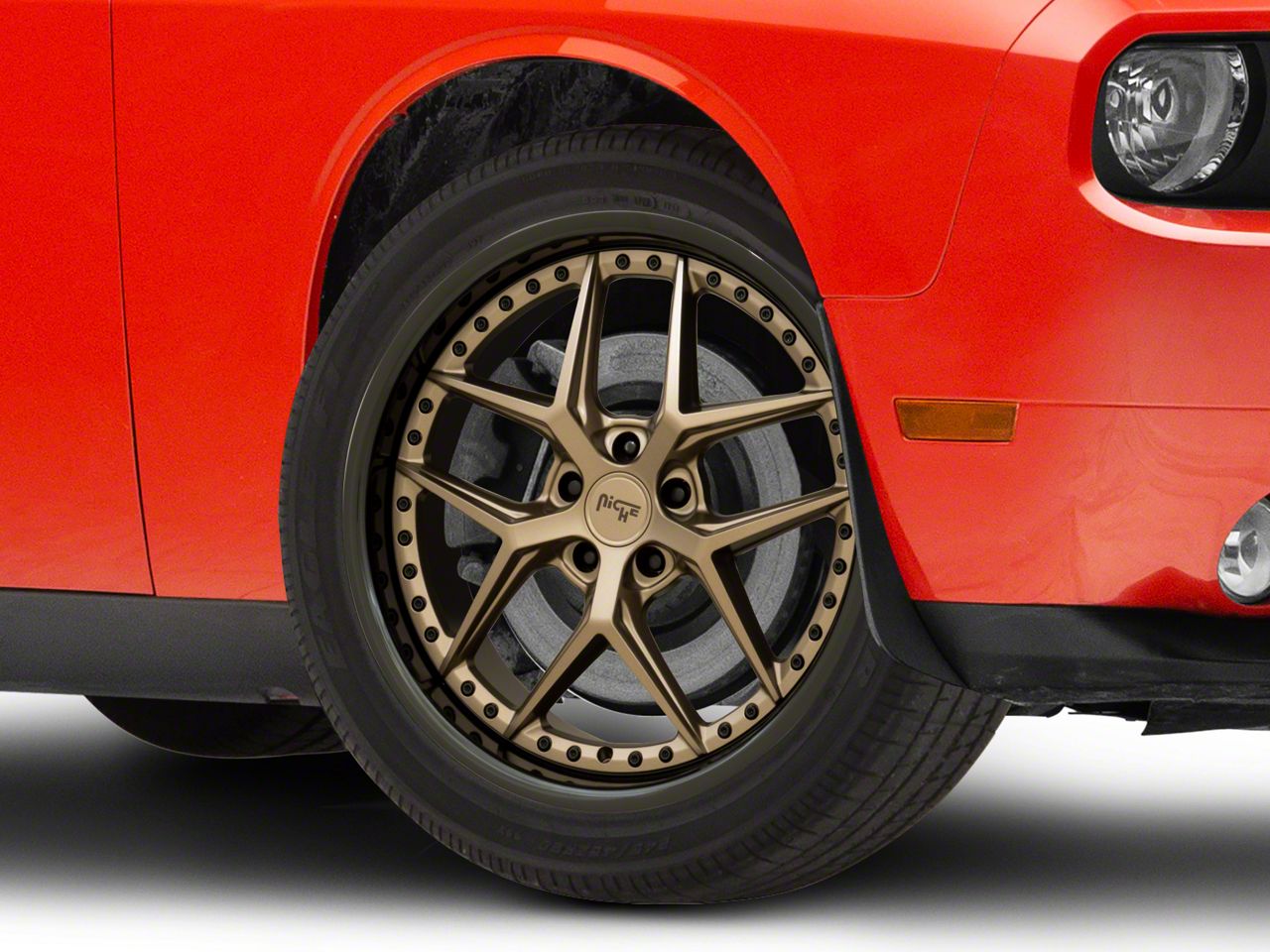 Niche Challenger Vice Matte Bronze Wheel; 20x9 M227209090+18 (08-23 RWD ...