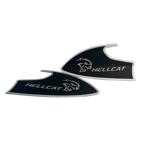 Challenger Carbon Fiber HELLCAT Door Badges (15-23 Challenger SRT ...