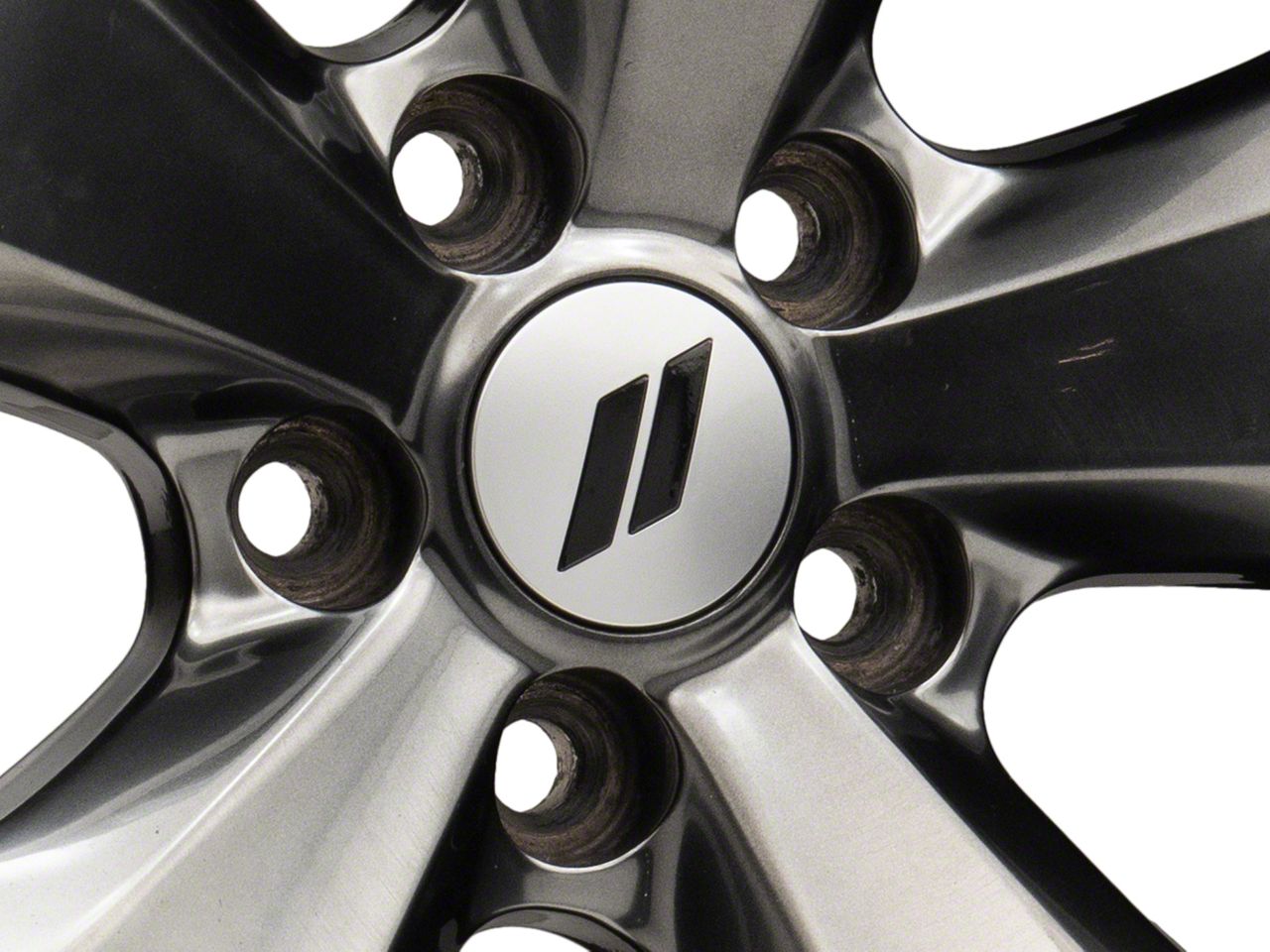 Officially Licensed MOPAR Challenger Hash Mark Wheel Cap Decal; Gloss ...