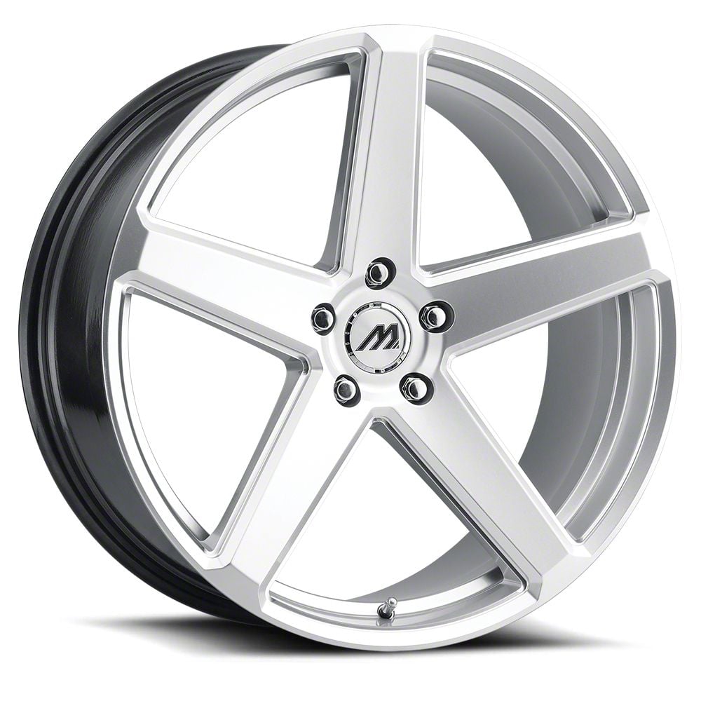 MACH Forged Challenger MF.15 Hyper Silver Milled Wheel; 20x9 MF15 ...