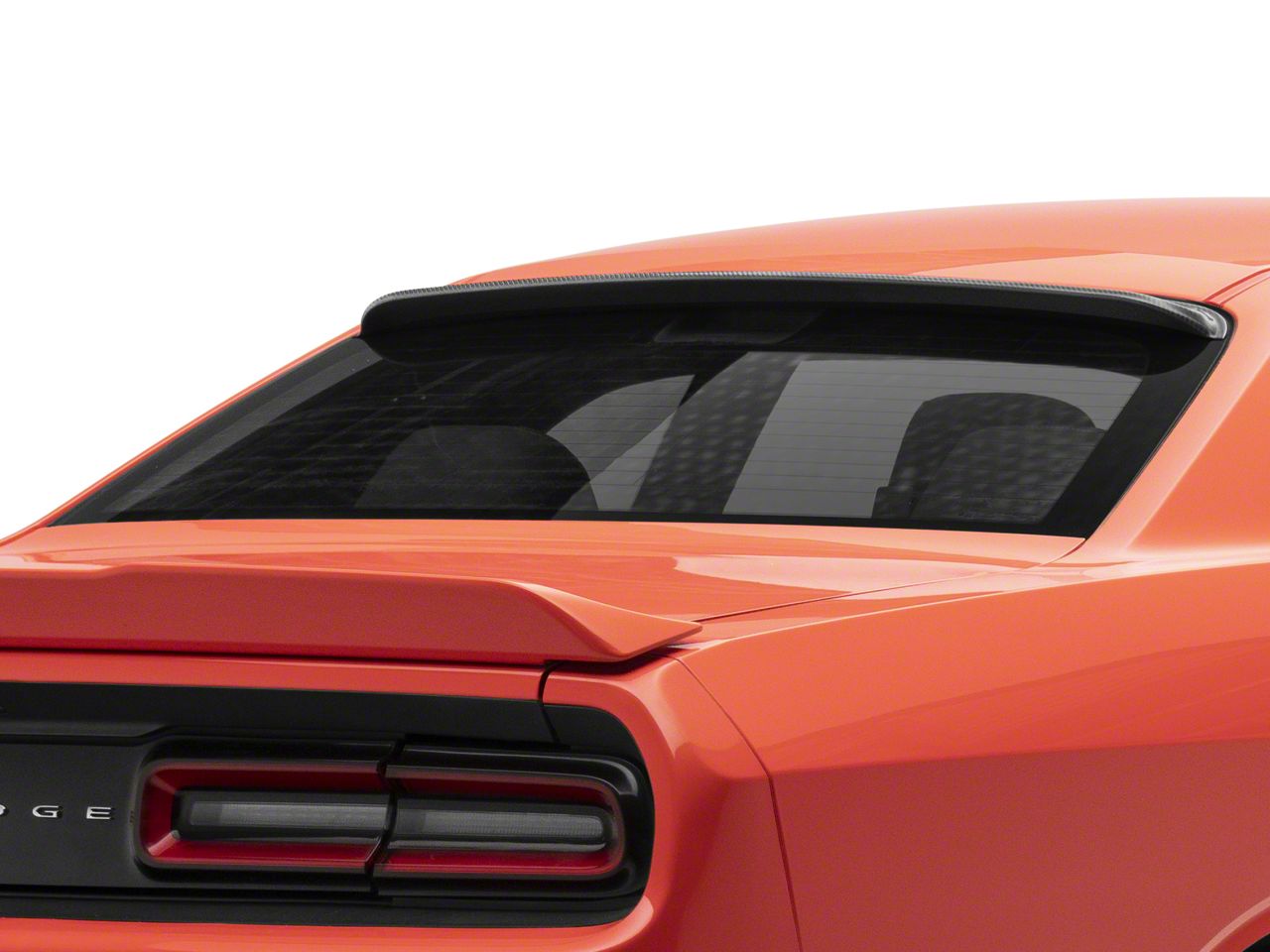 Challenger Rear Window Roof Spoiler; Carbon Fiber (08-23 Challenger ...