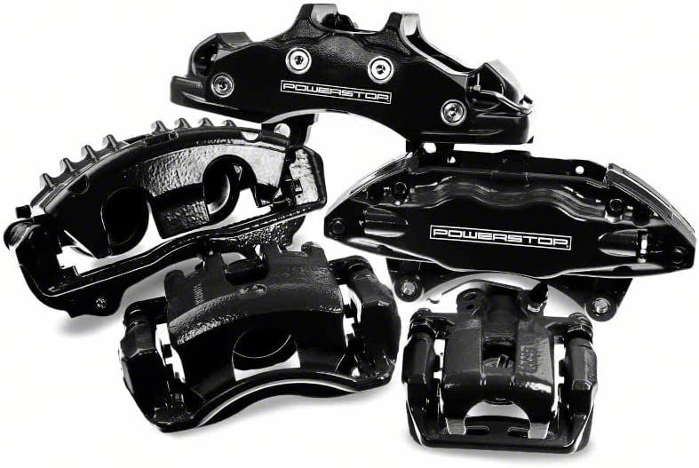 PowerStop Challenger Performance Front Brake Calipers; Black S5016ABLK ...