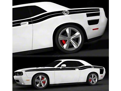 2008-2023 Dodge Challenger Rocker Panel & Side Stripes | AmericanMuscle