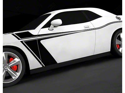 2008-2023 Dodge Challenger Rocker Panel & Side Stripes | AmericanMuscle