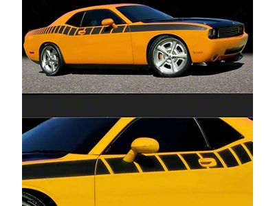 2008-2023 Dodge Challenger Rocker Panel & Side Stripes | AmericanMuscle