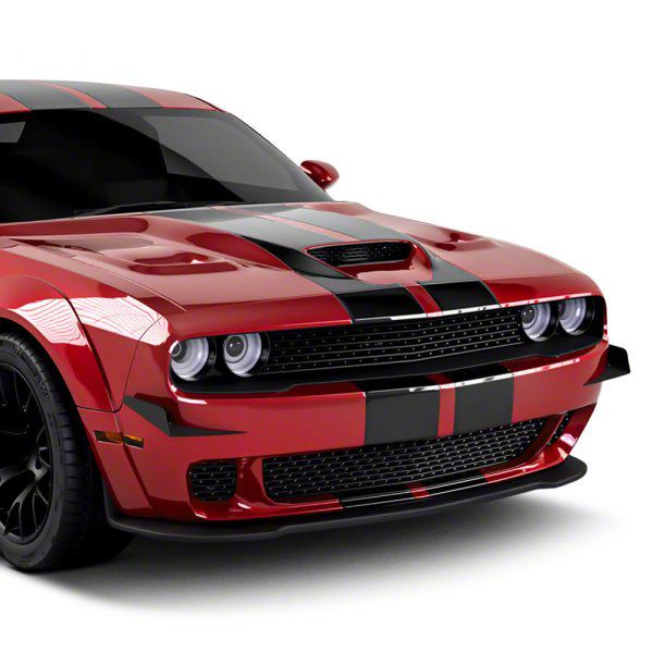 Challenger 2LV Front Bumper Canards; Urban Camo (15-23 Challenger ...