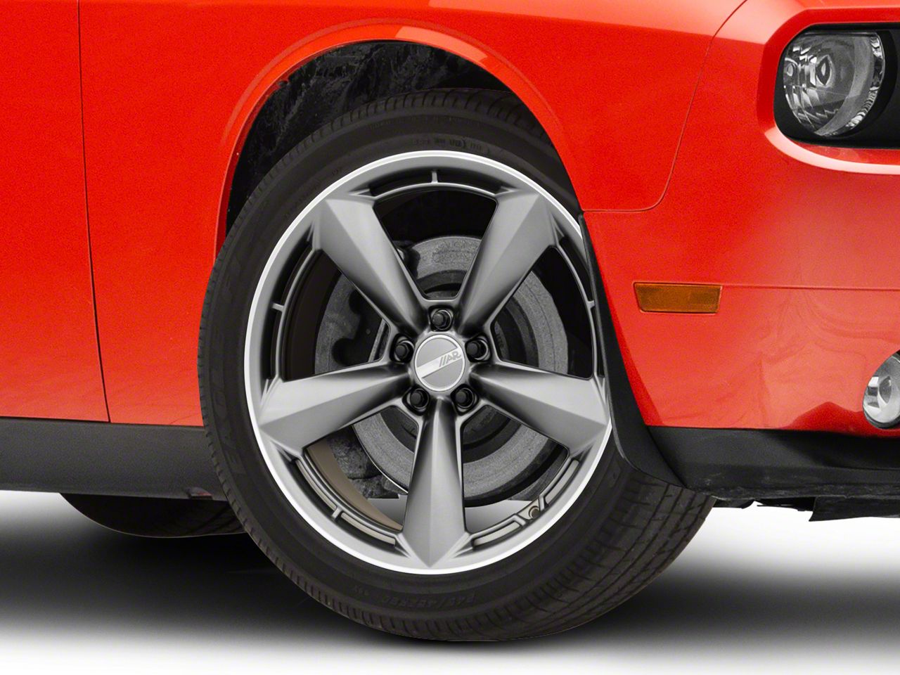 American Racing Challenger TTF Matte Anthracite with Machined Lip Wheel ...