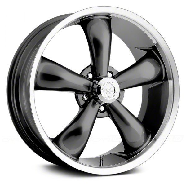 Vision Wheel Challenger Legend 5 Gunmetal Machined Wheel; 18x8.5 142 ...