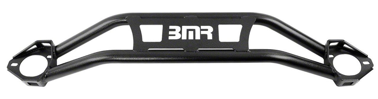 BMR Challenger Twin Tube Design Front Strut Tower Brace; Black ...