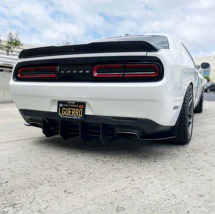 Challenger Stealth Diffuser; Black (15-23 Challenger w/ Threaded Rear ...