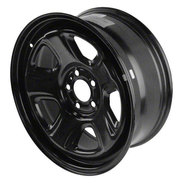 Challenger 5-Spoke Steel Gloss Black Wheel; 18x7.5 (08-14 Challenger ...