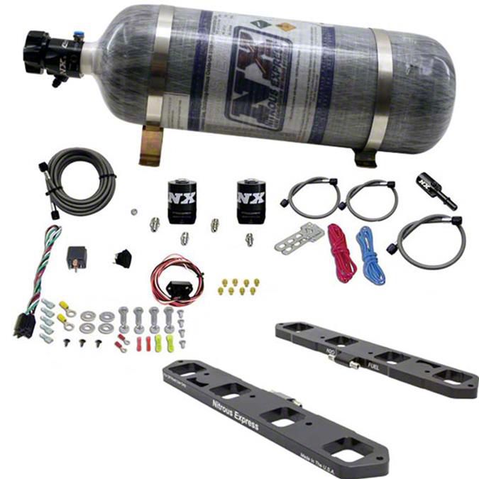 Nitrous Express Challenger Direct Port Nitrous Plate Wet System; 12 lb ...