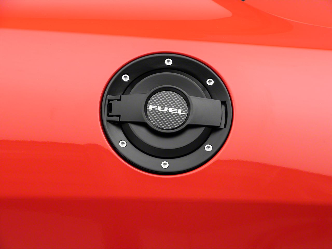 Drake Muscle Cars Challenger Billet Aluminum Fuel Door; All-Black MO ...