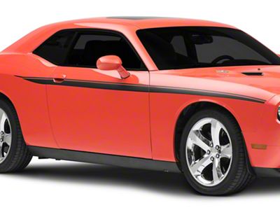 2008-2023 Dodge Challenger Rocker Panel & Side Stripes | AmericanMuscle
