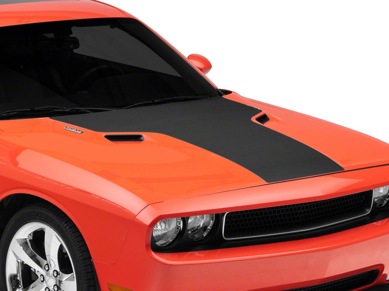 2008-2023 Dodge Challenger Hood Decals & Hood Scoop Decals | AmericanMuscle