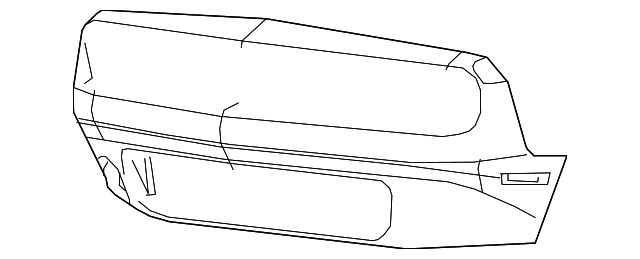 Mopar Challenger Front Bumper Cover; Primered 68258730AB (15-23 ...