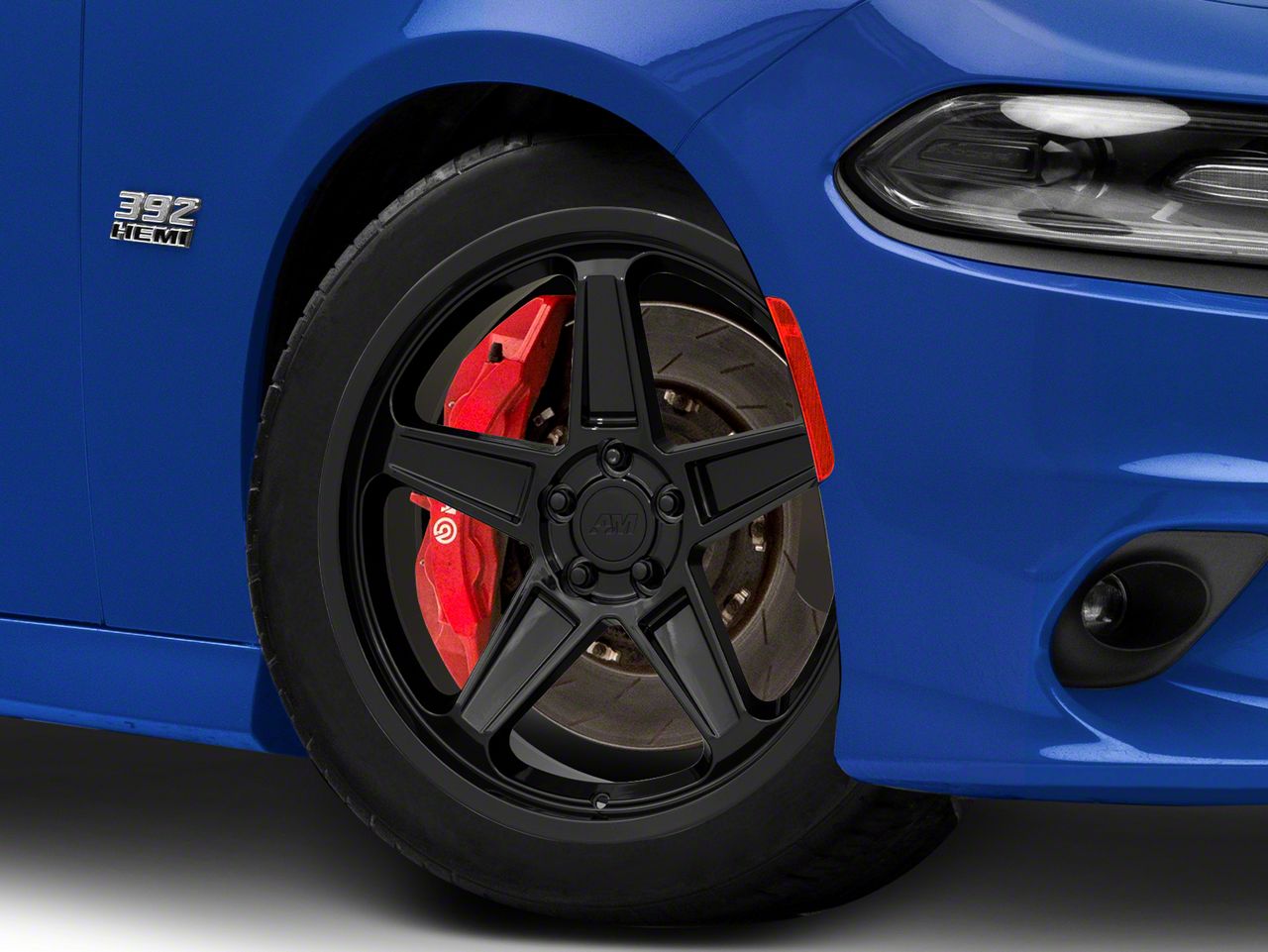 Charger SRT Demon Style Satin Black Wheel; 20x9 (11-23 RWD Charger ...