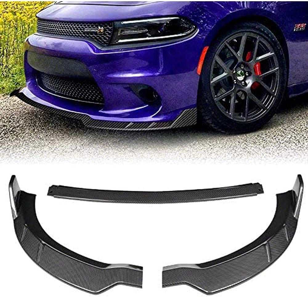 Charger RA-Style Chin Spoiler; Carbon Fiber Look (15-23 Charger ...