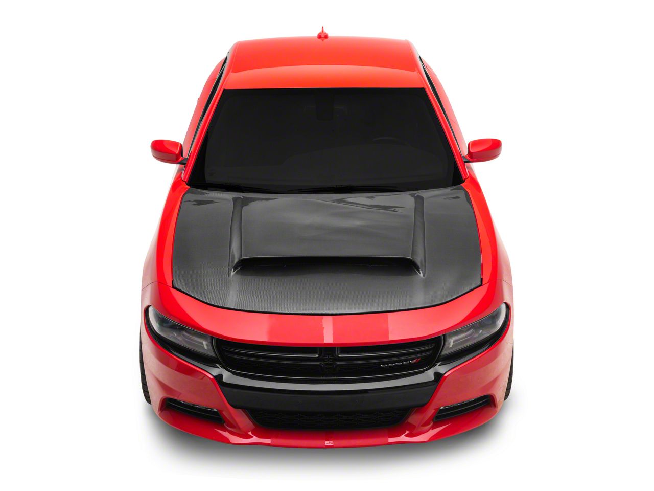 Charger Demon Style Hood; Carbon Fiber (15-23 Charger) - Free Shipping