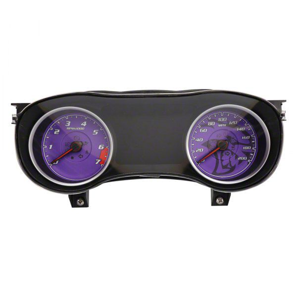 US Speedo Charger Daytona Edition Gauge Face; MPH; Purple CHAR16200HC7 ...