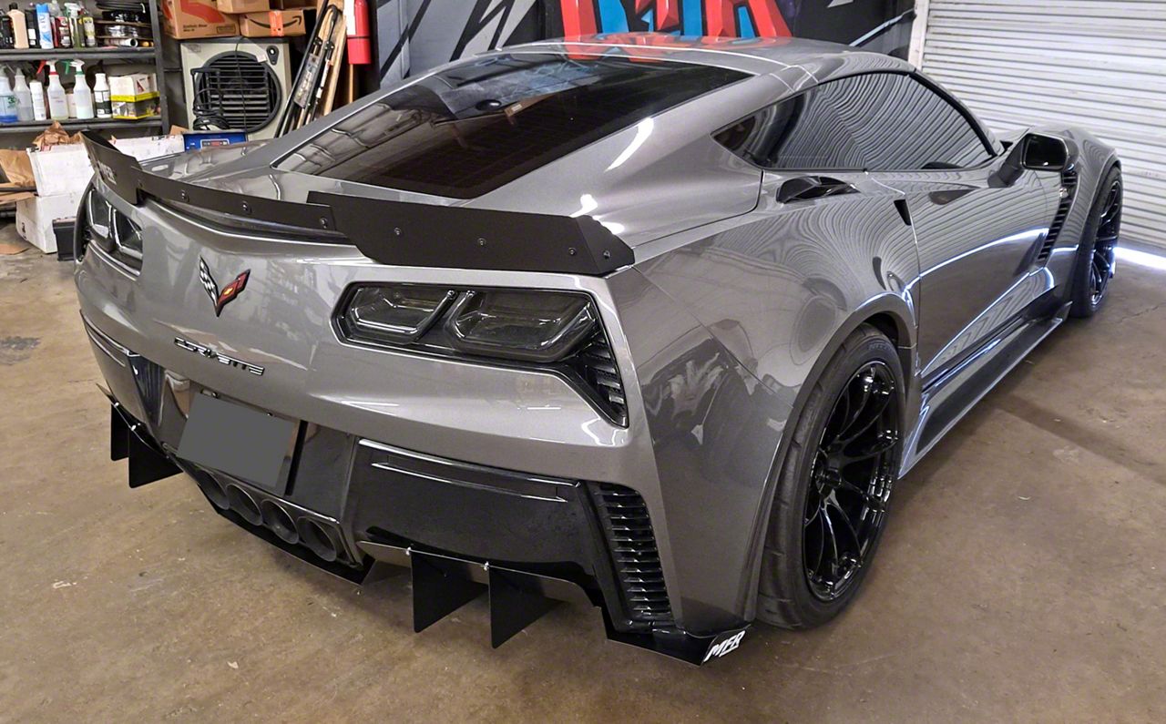 Corvette Wickerbill Rear Spoiler (14-19 Corvette C7 Grand Sport) - Free ...