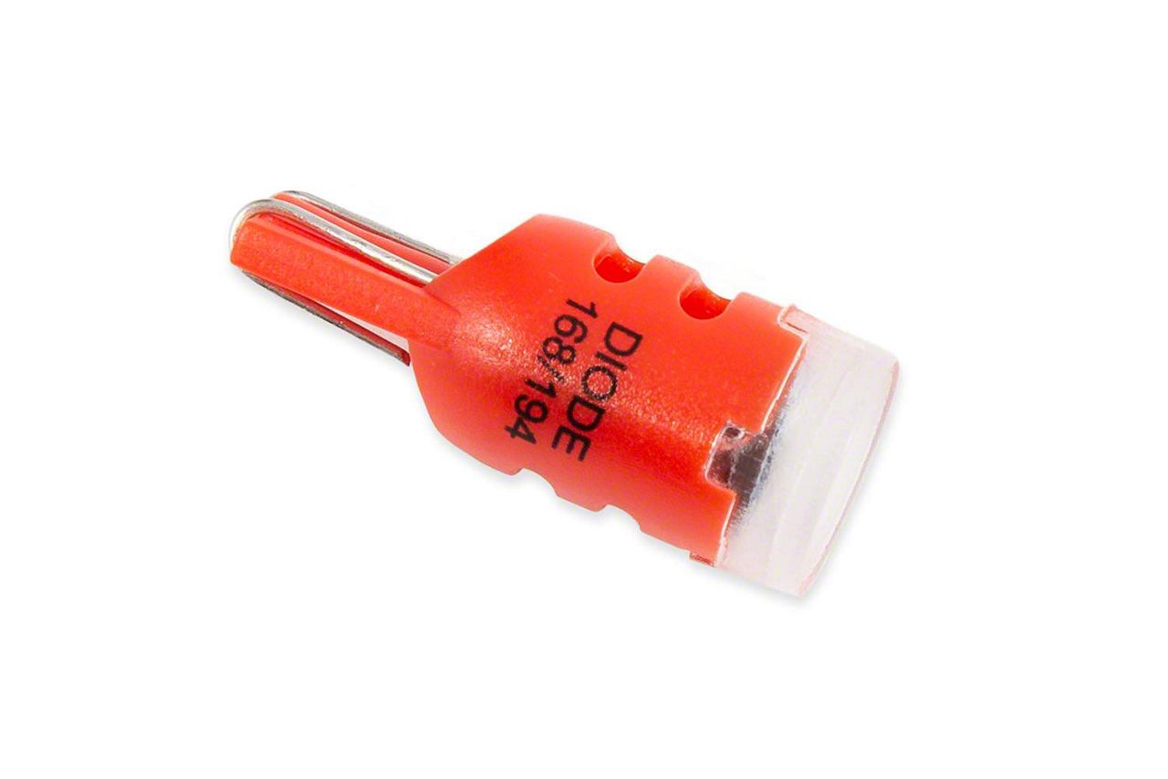 Diode Dynamics Corvette Red LED Trunk Light Bulb; 194 HP3 DD0023S (97 ...