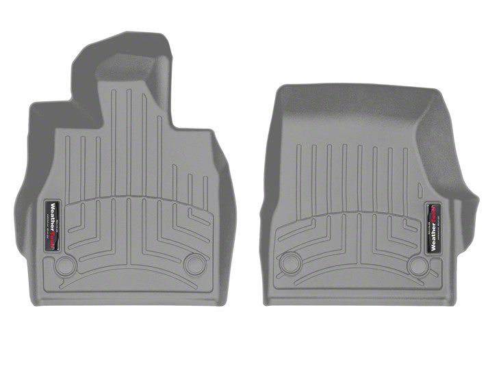 Weathertech Corvette DigitalFit Front Floor Liners; Gray 4616841 (20-23 ...
