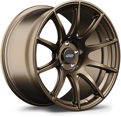 APEX Mustang SM-10 Satin Bronze Wheel; Rear Only; 19x11 SM101911ET52 ...