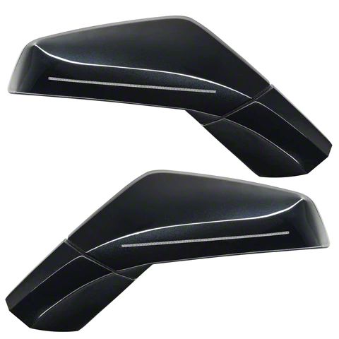 Oracle Corvette Concept Side Mirrors; Carbon Flash Metallic; GAR 3901 ...
