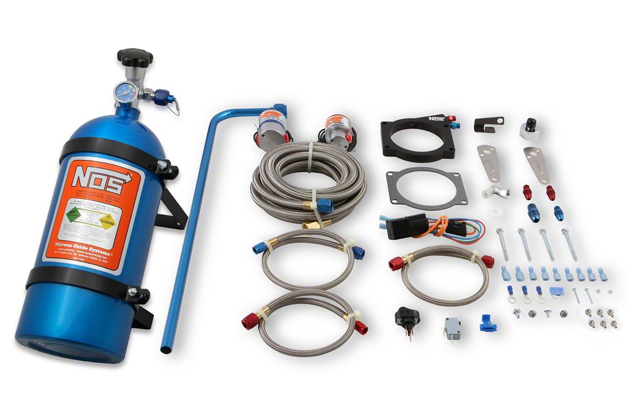NOS Corvette Plate Wet Nitrous System; Blue Bottle 05169NOS (05-13 ...