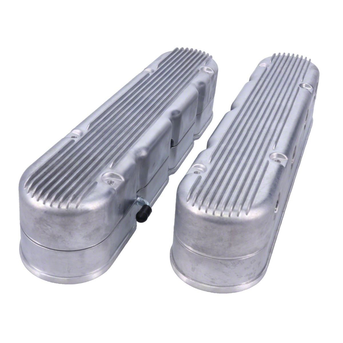 Top Street Performance Corvette Finned Cast Aluminum Valve Covers ...