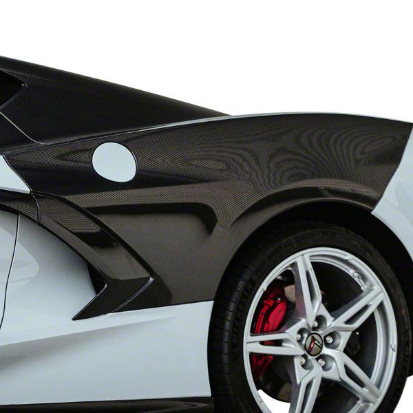 Anderson Composites Corvette Rear Fenders; Carbon Fiber AC-RF20CHC8 (20 ...