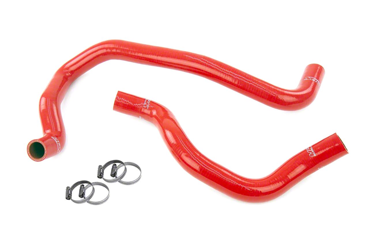 HPS Corvette Silicone Radiator Coolant Hose Kit; Red 57-2048-RED (14-19 ...