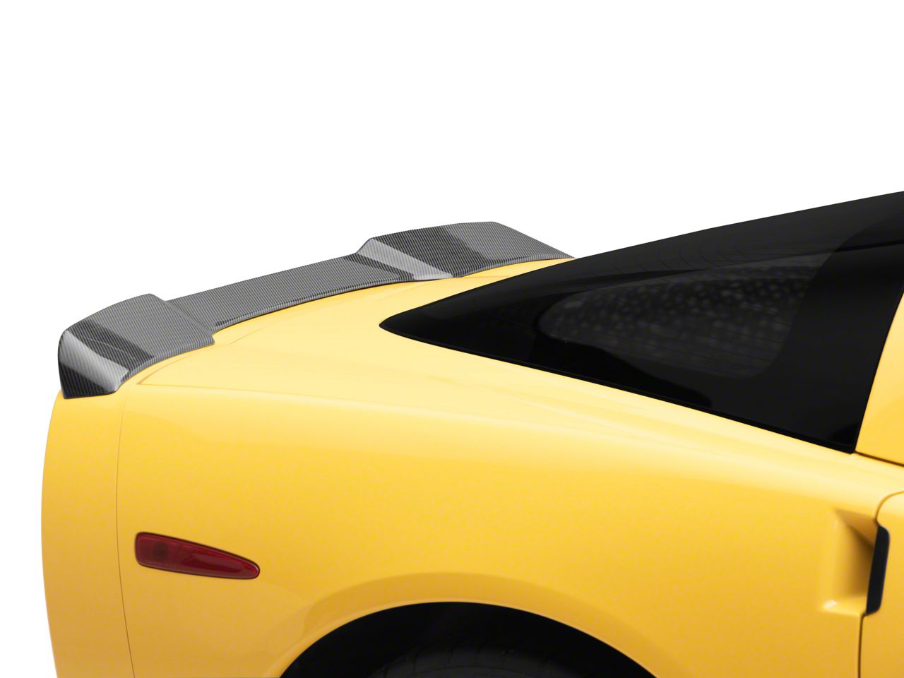Corvette ZR1 Extended Rear Spoiler; Carbon Fiber (05-13 Corvette C6 ...