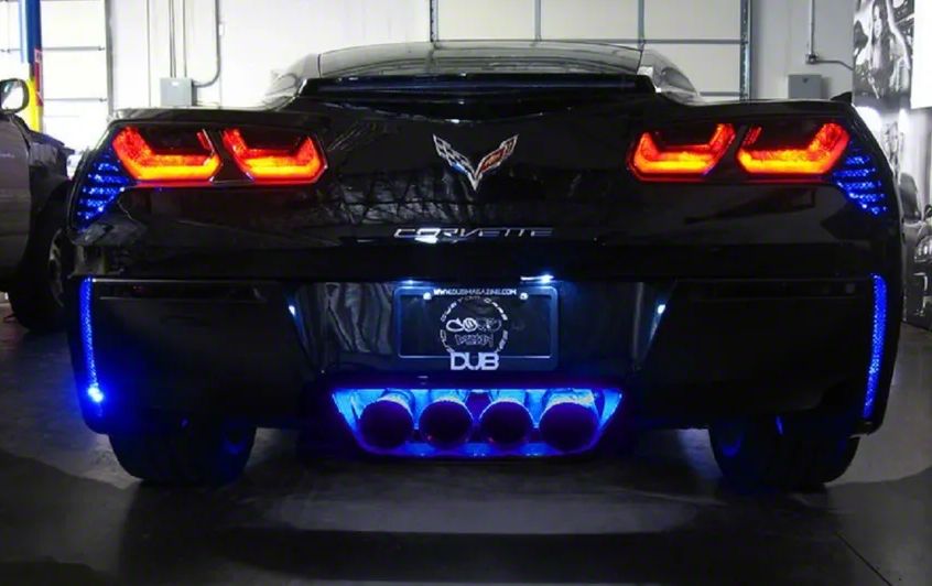 Corvette RGB Complete Exterior Lighting Kit; Key Fob (14-19 Corvette C7 ...