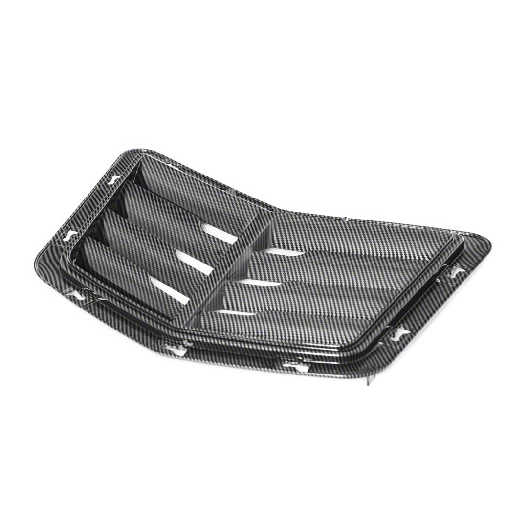 Corvette Z06 Style Hood Vent; Hydro-Dipped Carbon (14-19 Corvette C7 ...
