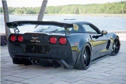 Corvette 2-Tip Custom Rear Diffuser (05-13 Corvette C6) - Free Shipping