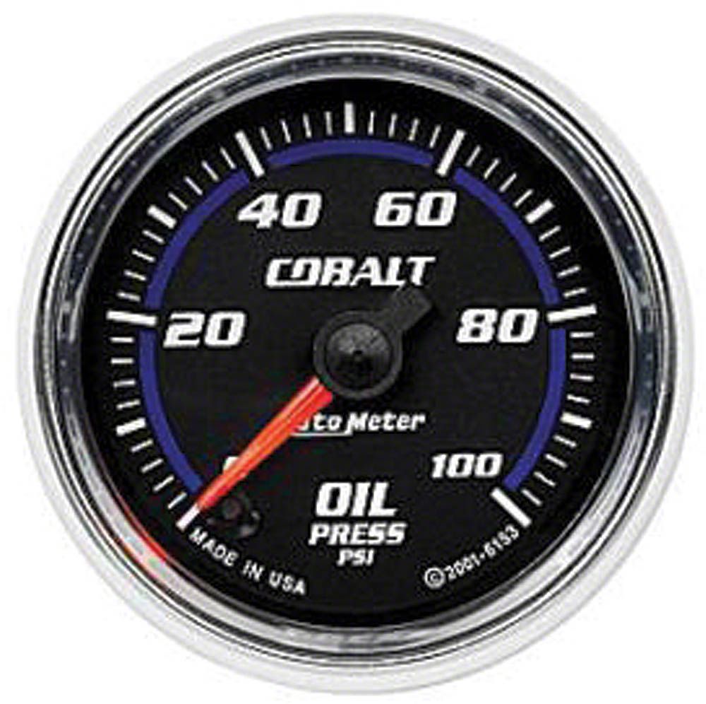 Auto Meter Camaro Cobalt Oil Pressure Gauge; Digital Stepper Motor 6153 ...