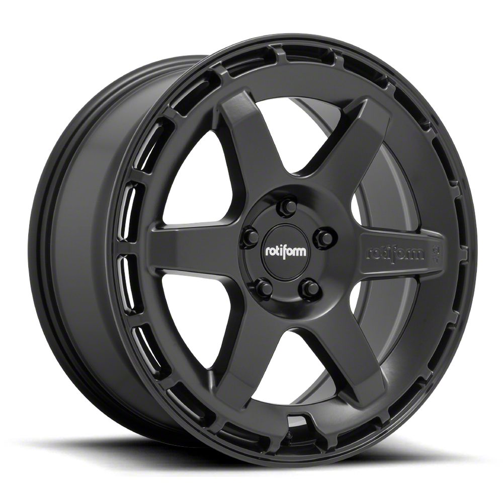 Rotiform Mach-E KB1 Matte Black Wheel; 19x8.5 R186198531+42 (21-23 ...