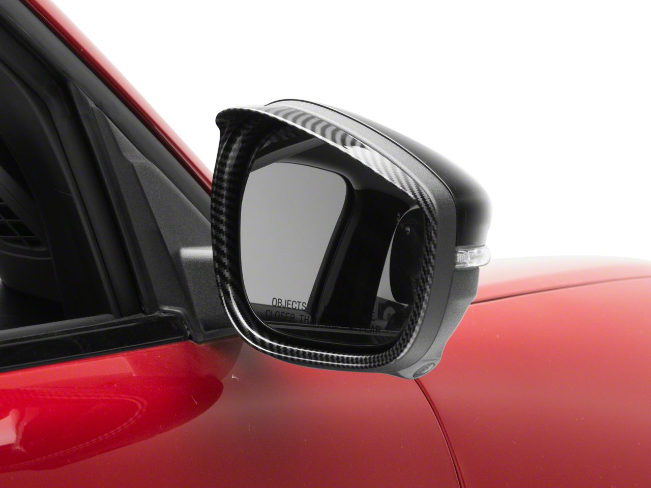 SpeedForm Mach-E Mirror Trim; Carbon Fiber ME5261 (21-23 Mustang Mach-E ...