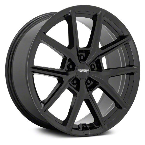 American Racing Mach-E AR943 Gloss Black Wheel; 18x8 AR943BX18803035 ...